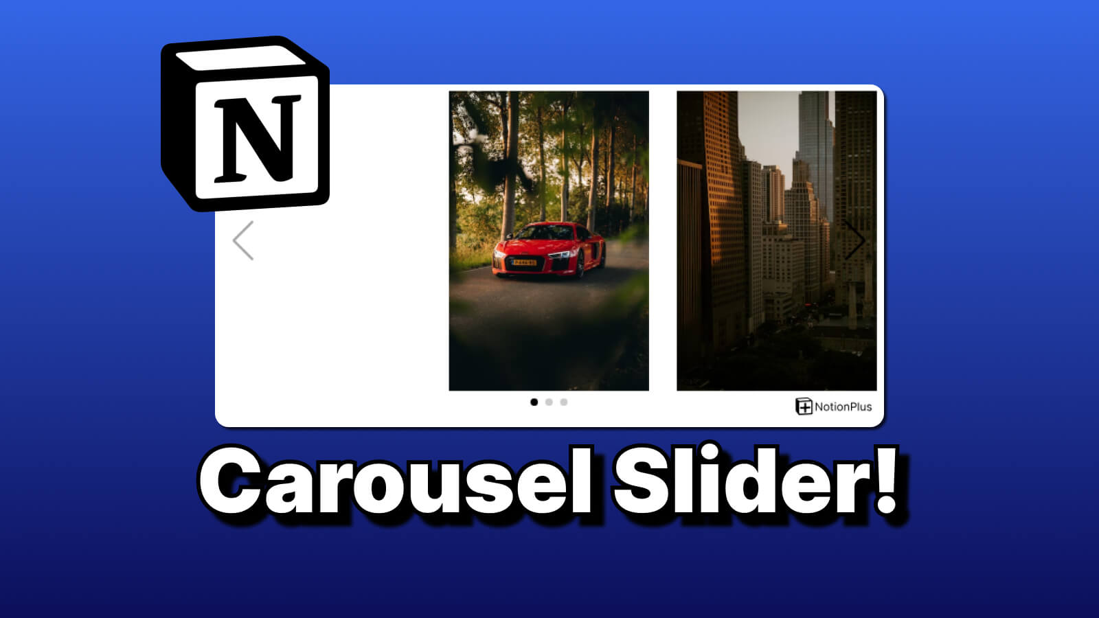 How to Make an Image Slider in Your Notion Template? (Carousel Slider)