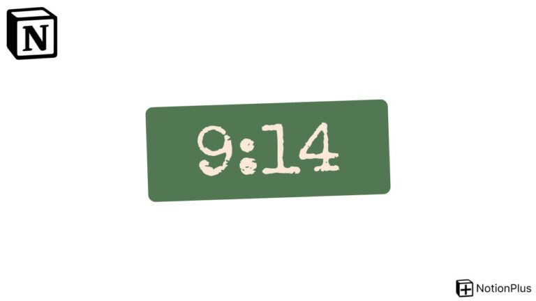 1500 of them Notion Clock Widget (Digital Clock Notion Widget)